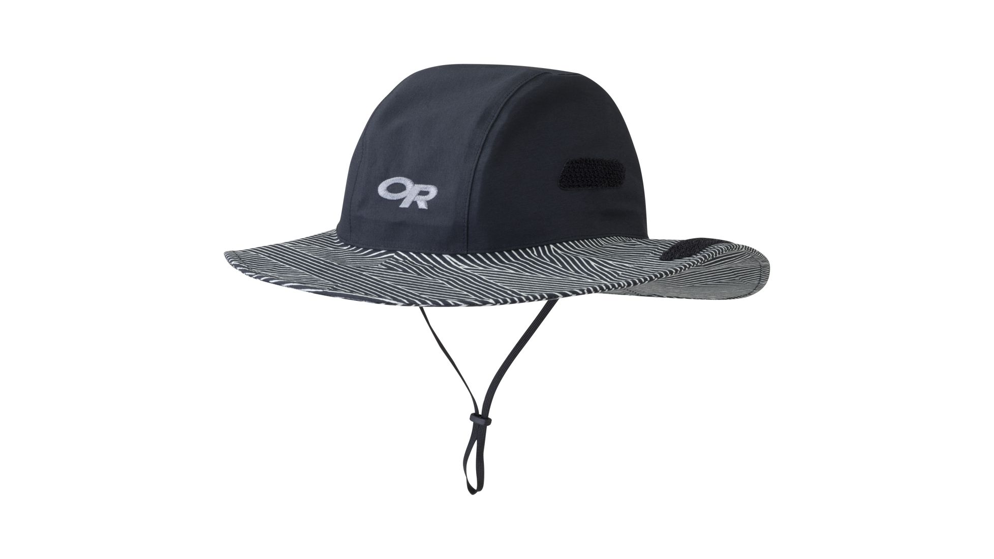 Outdoor Research Seattle Rain Hat, Black/Echo, Small — Gender: Unisex ...