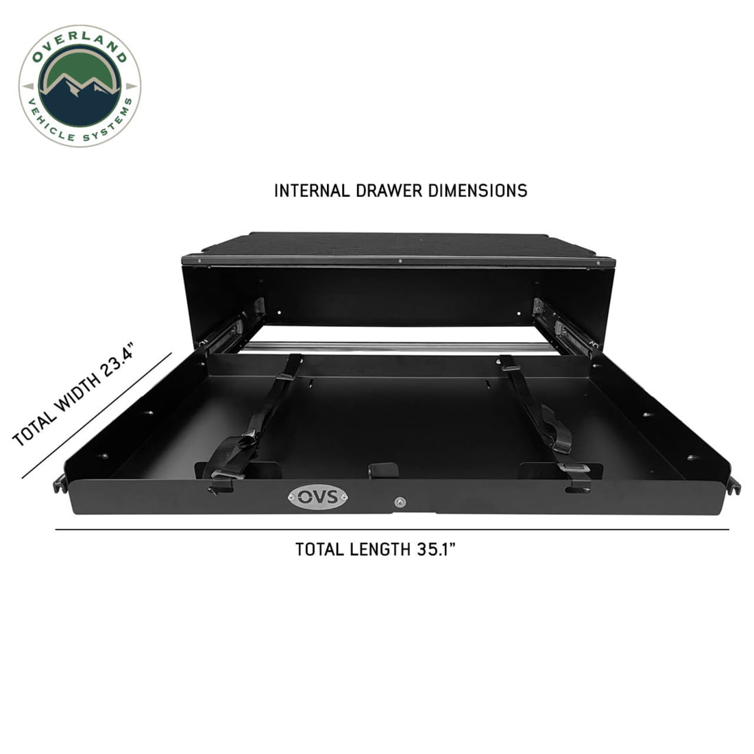Overland Vehicle Systems CP Duty Glamping Large Cargo Drawer w/ Slide ...