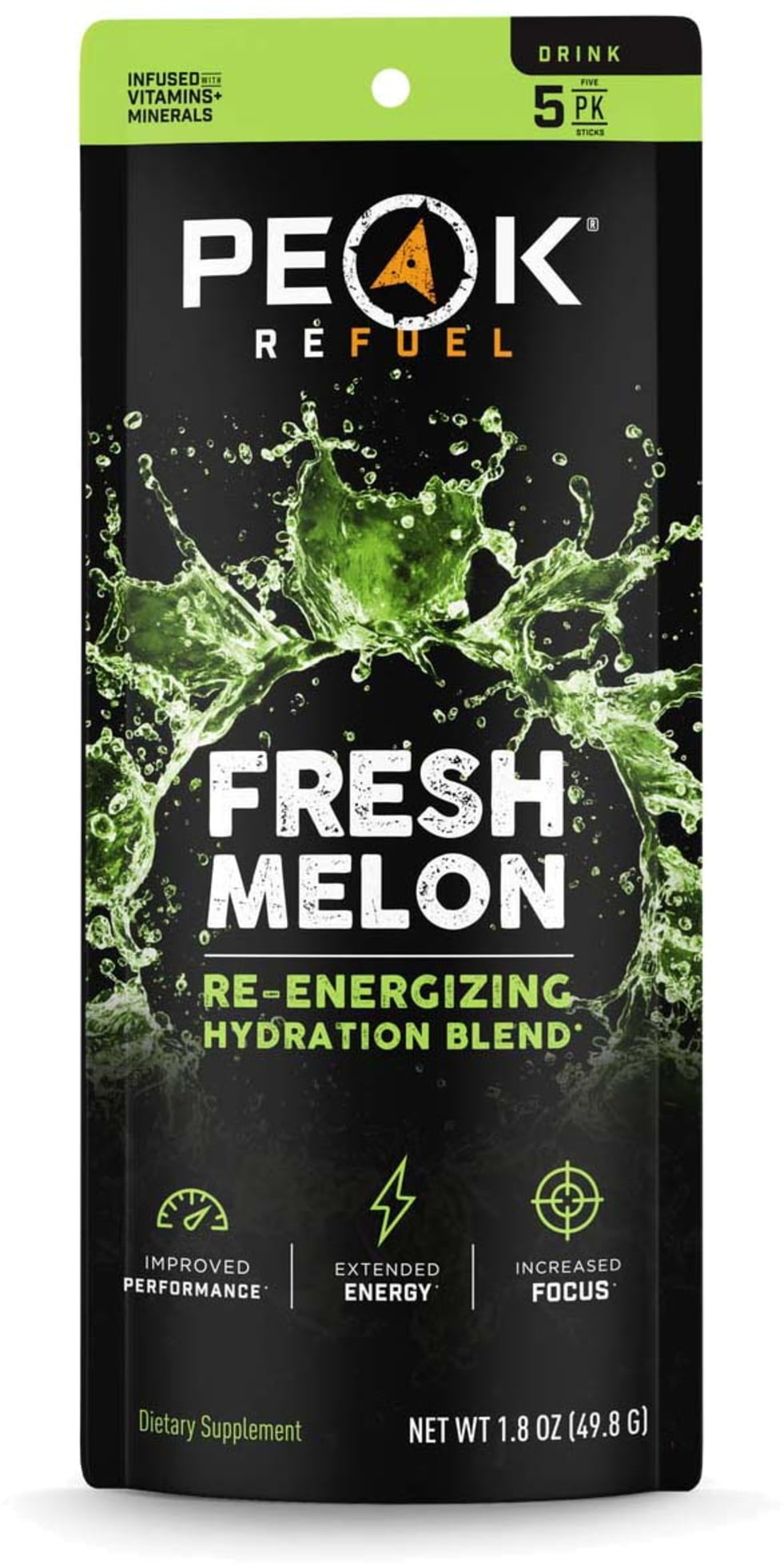 Peak Refuel Fresh Melon Re-Energizing Drink Stick Pack — CampSaver