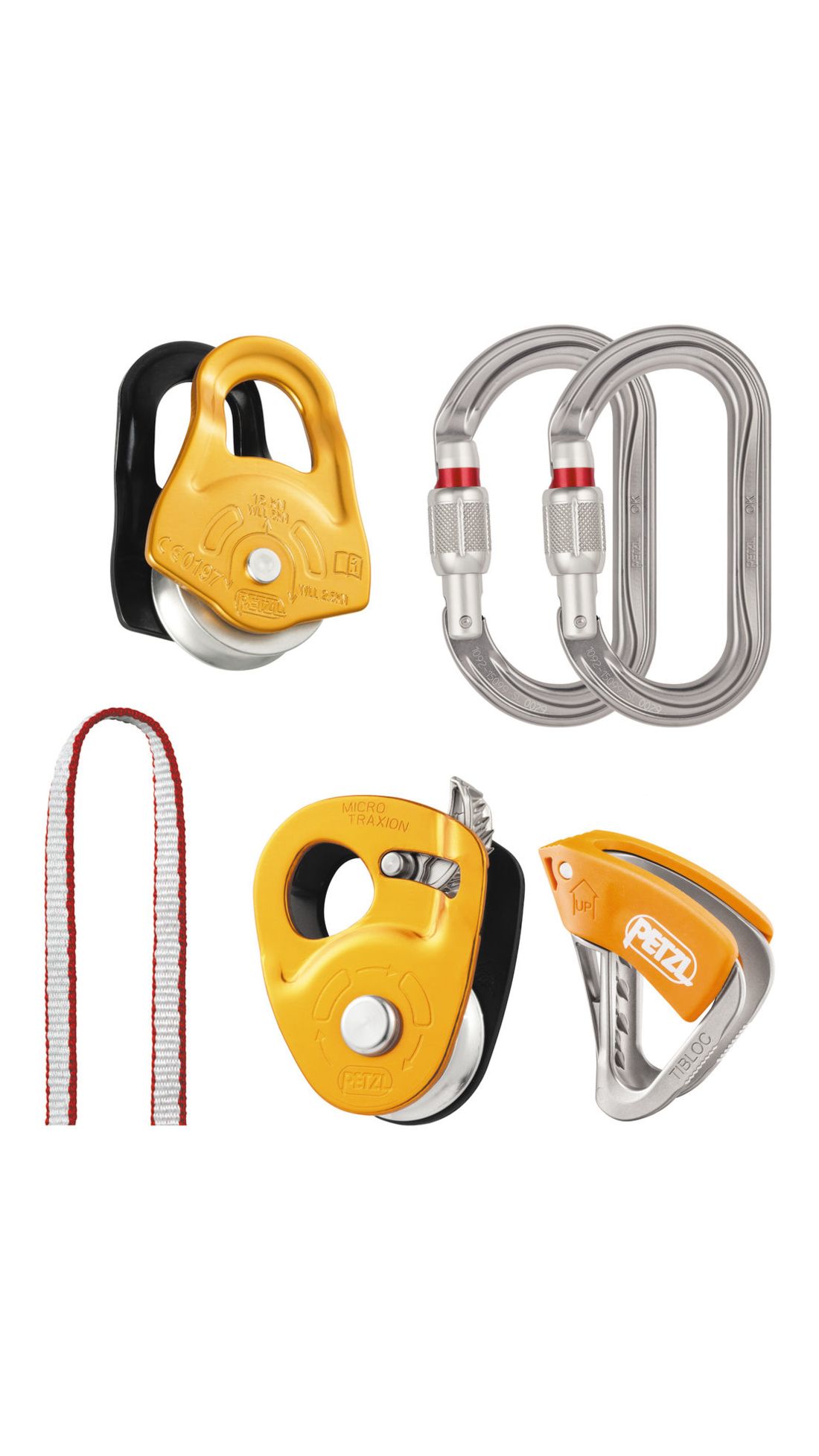 Petzl Kit Crevasse Rescue K025AA00 & Free 2 Day Shipping — CampSaver