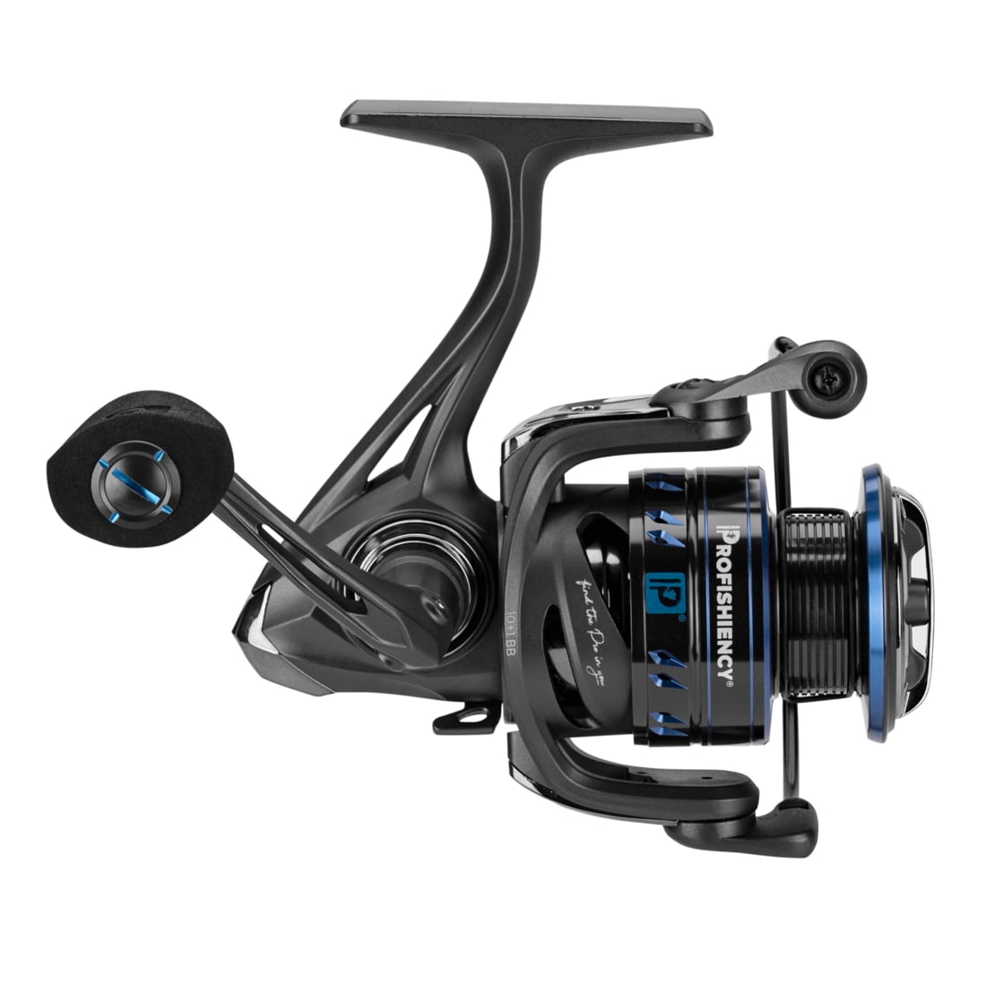 ProFISHiency A13 Charcoal/Blue Spinning Reel — CampSaver