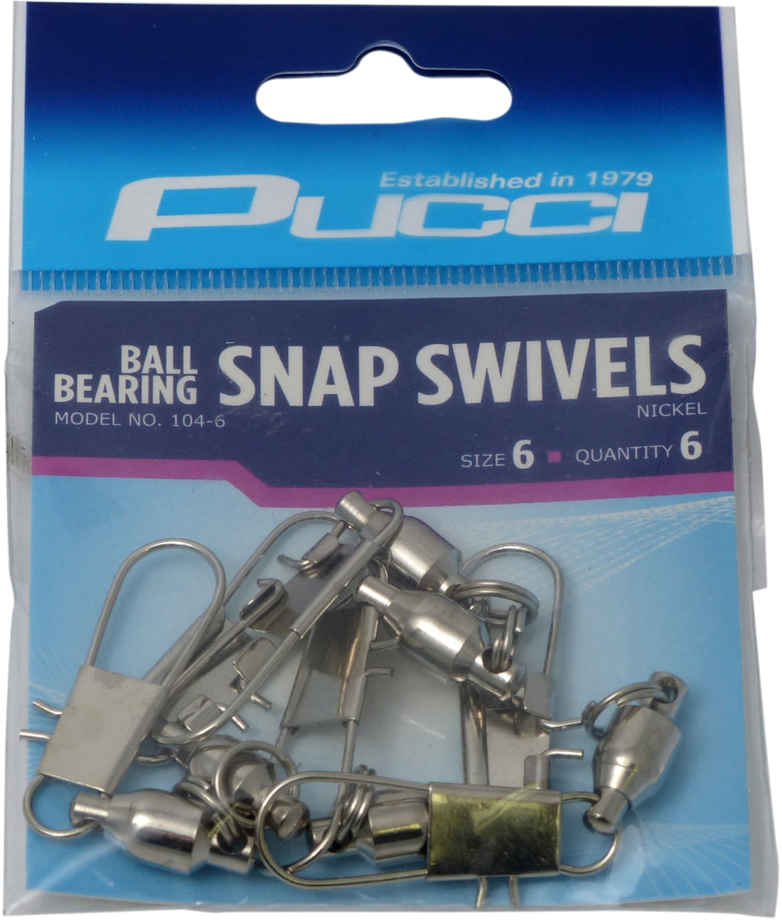 Pucci Ball Bearing Swivel w/Interlock Snaps — CampSaver