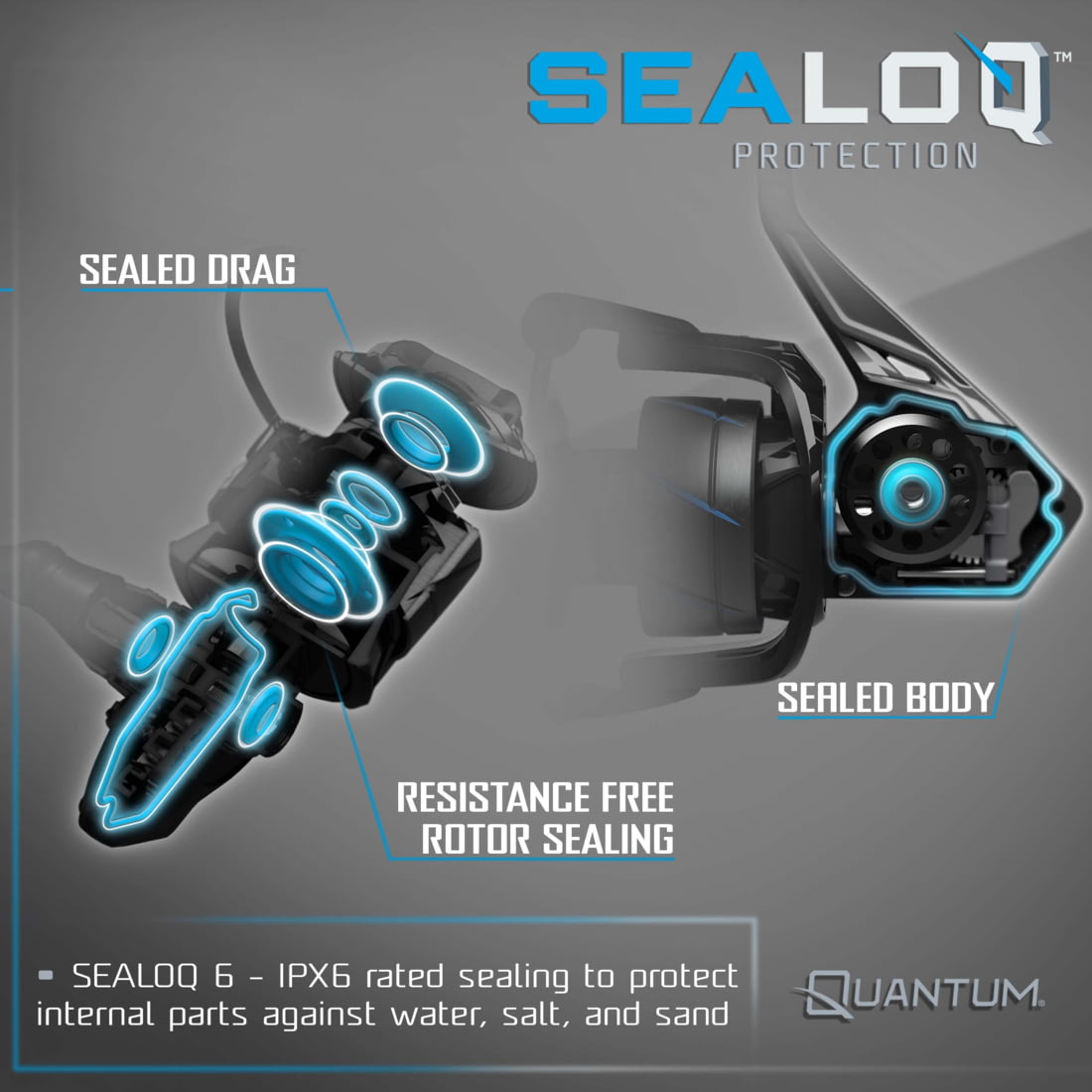 Quantum Strive 8000 Spinning Reel SV8000.B2 with Free S&H — CampSaver