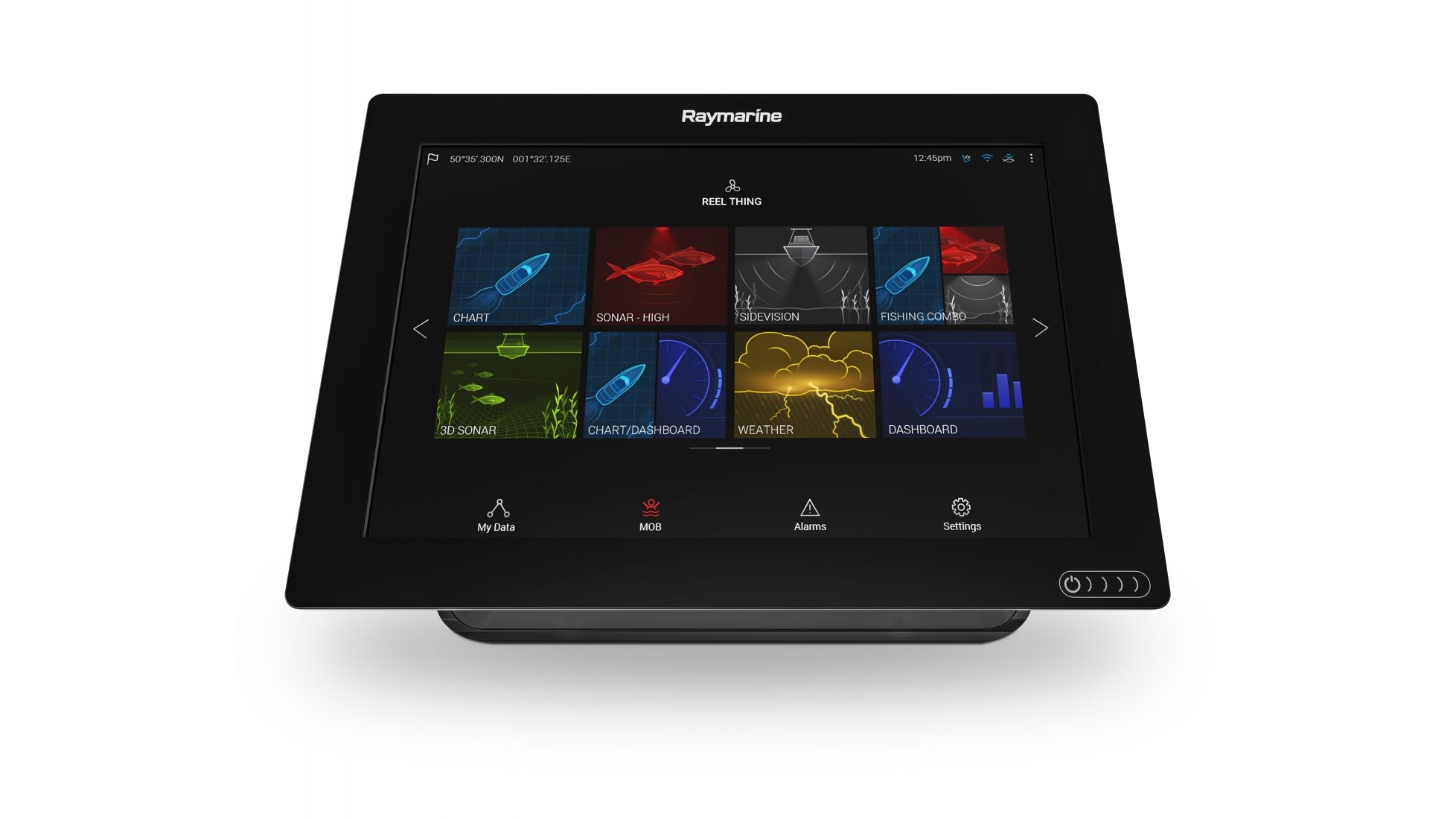 Raymarine Axiom 12in Touch Screen Multifunction Navigation Displays w ...