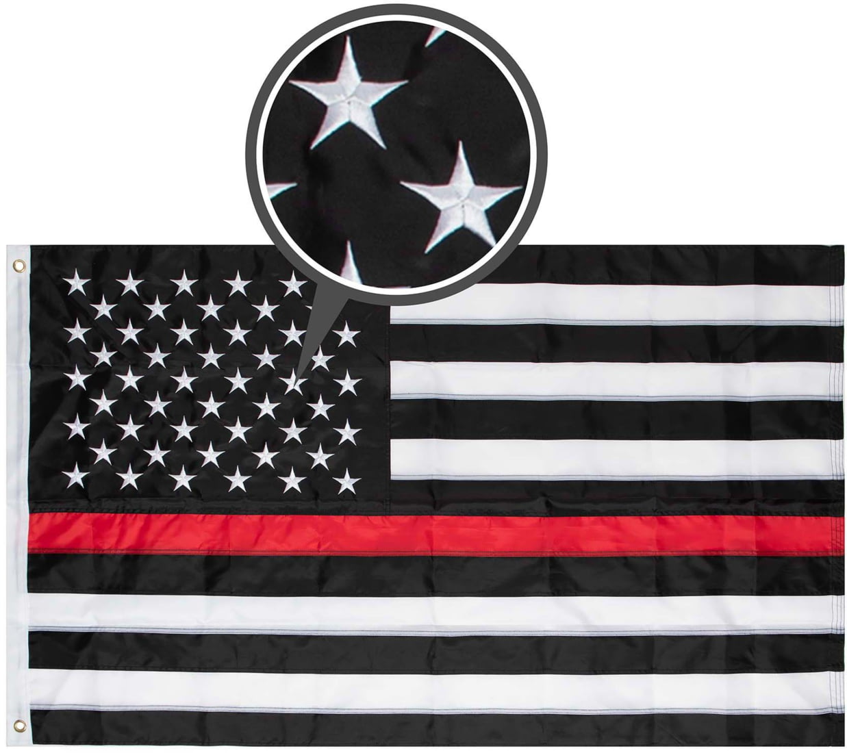 Rothco Deluxe Thin Red Line Flag 15961 , $2.00 Off — CampSaver