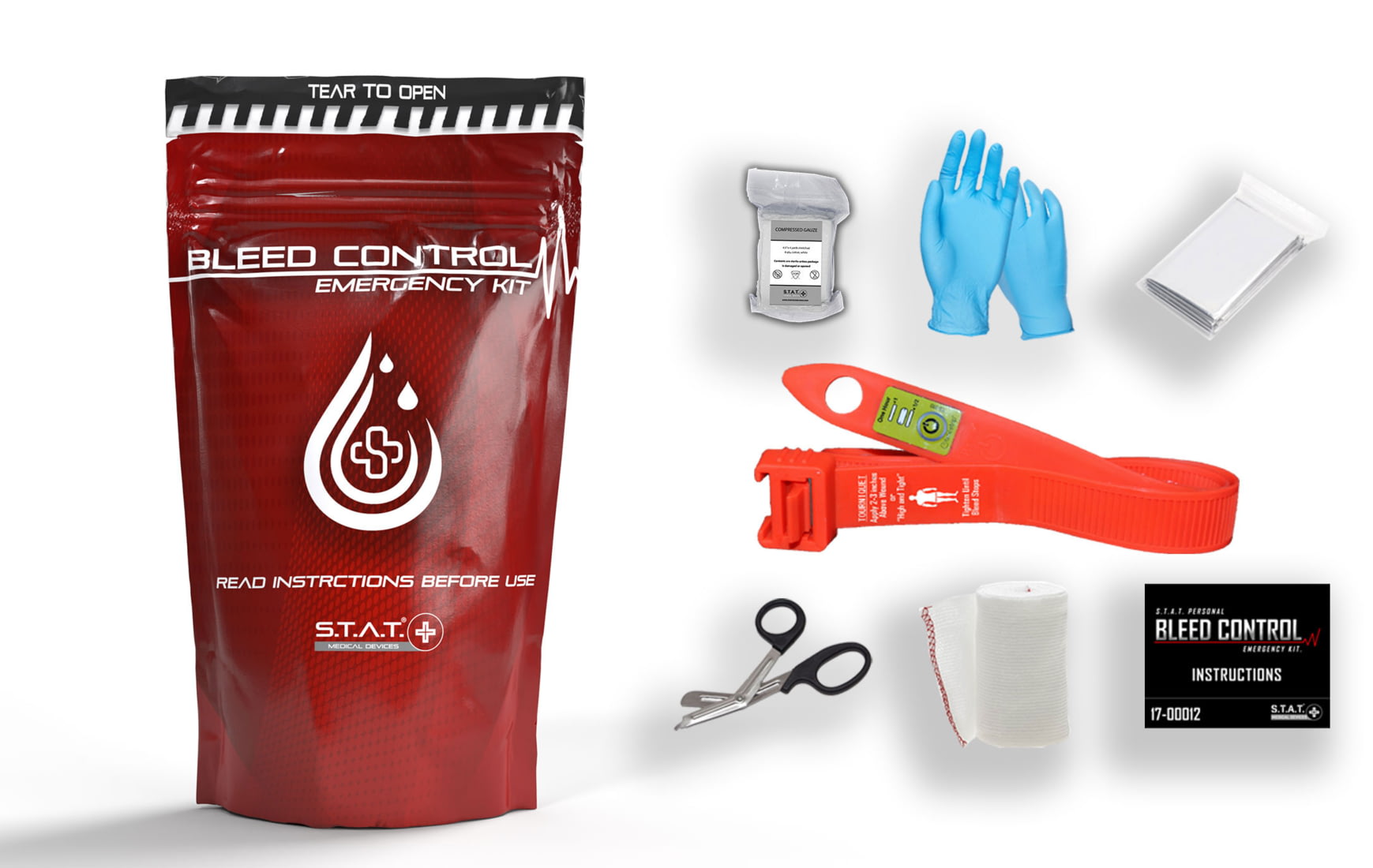 S.T.A.T. Medical Devices Bleed Control Emergency Kit with STAT — CampSaver