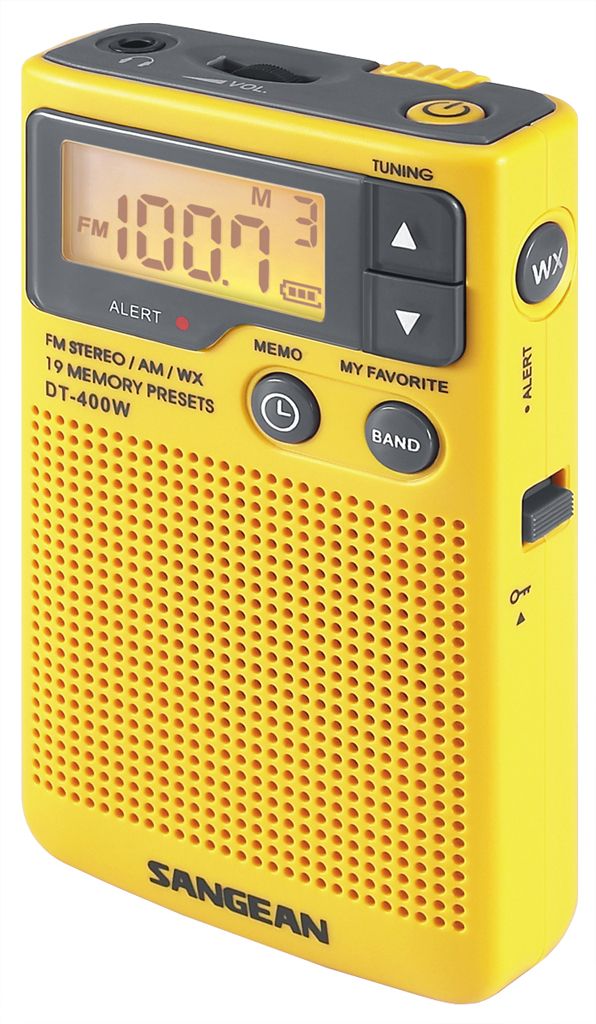 Sangean AM/FM/NOAA Weather Emergency Alert Radio — CampSaver
