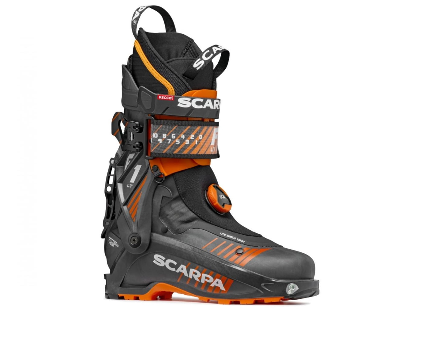 Scarpa Scarpa F1 LT Alpine Touring Boot 12172/500.1-CbnOrg-29.0 with ...