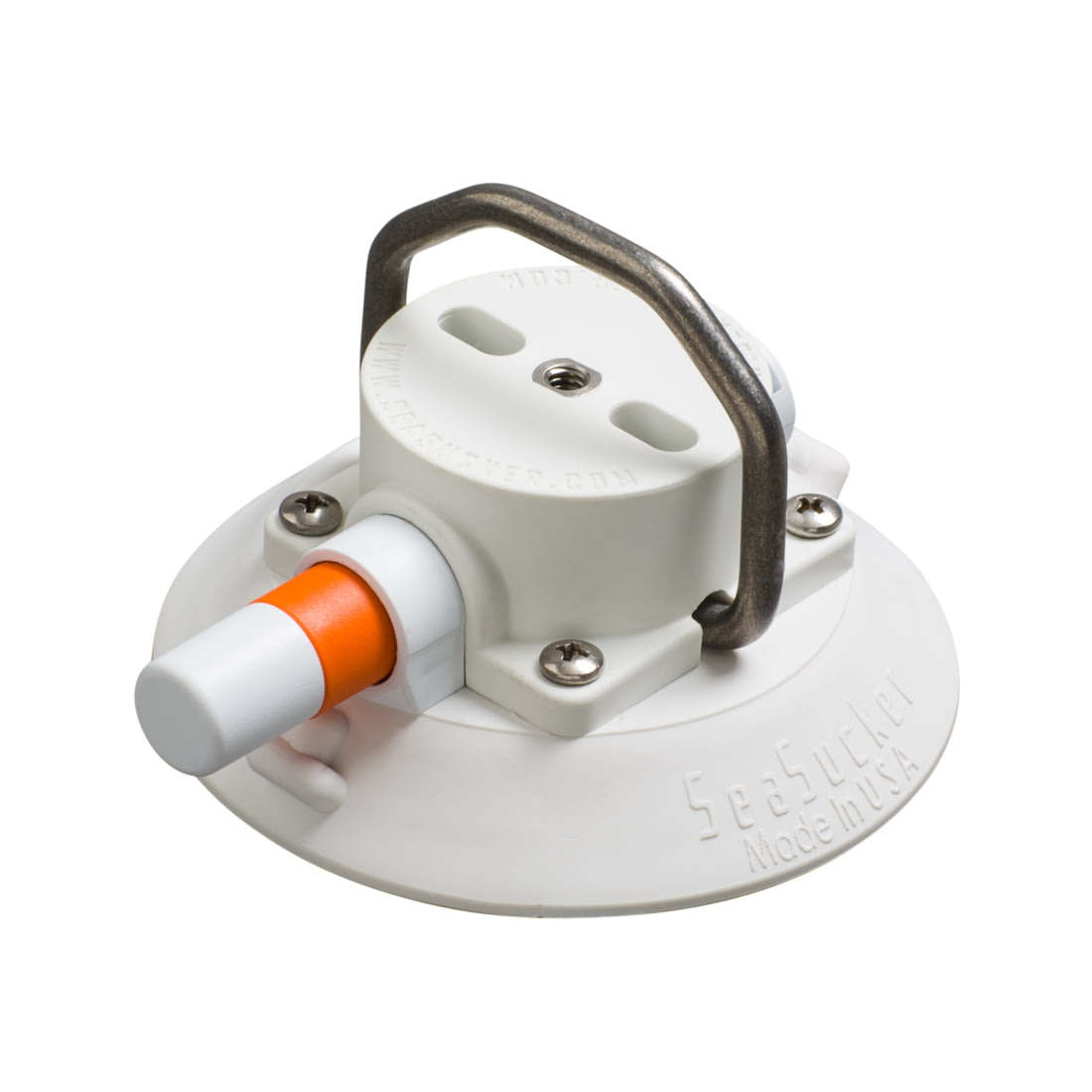 SeaSucker 4.5in SeaSucker Mount w/Pointed Stainless Steel D-Ring with ...