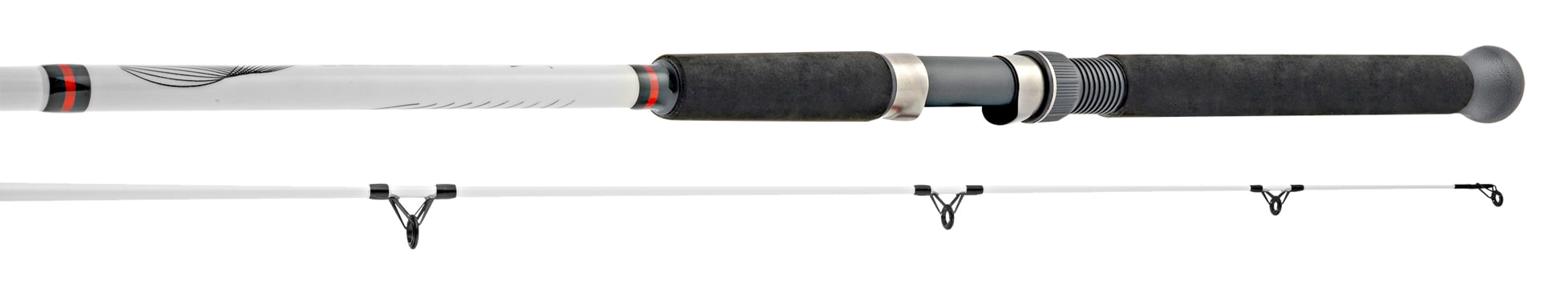 South Bend Competitor 2 Piece, Big Water White Spinning Rod — CampSaver