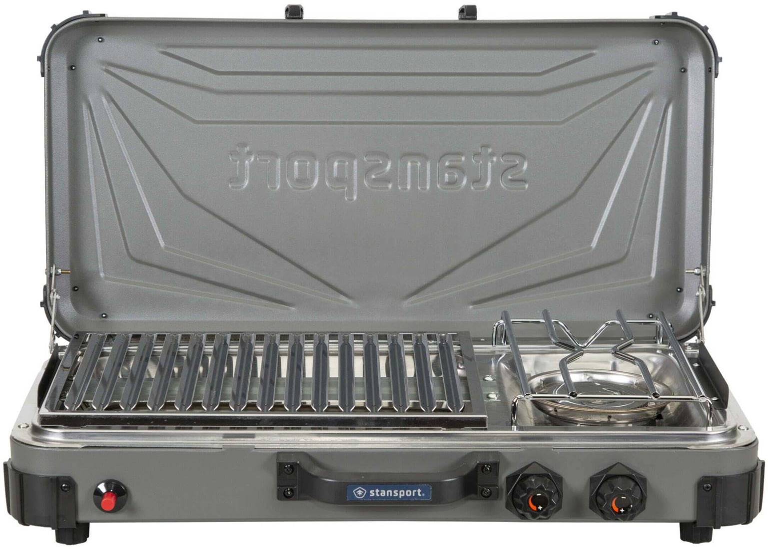 Stansport Boulder Series Propane Stove & Grill Combo w/ Piezo Igniter ...