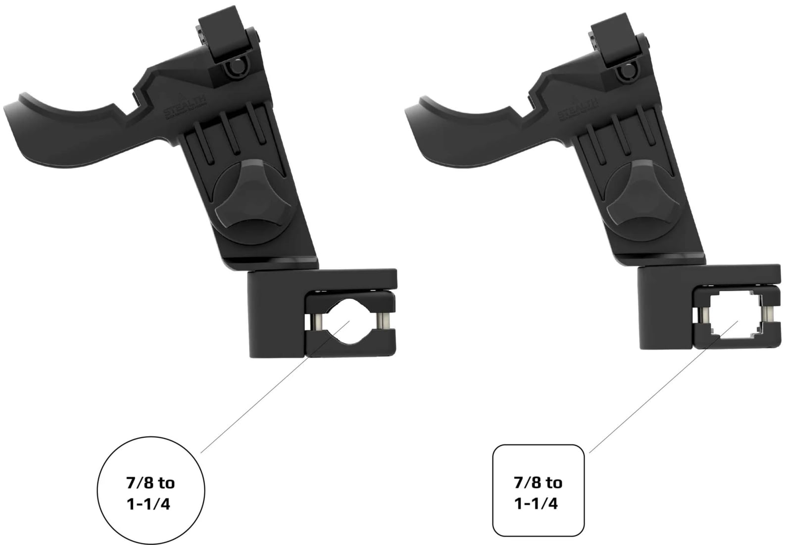 Stealth Rod Holders Universal Rail Mount — CampSaver