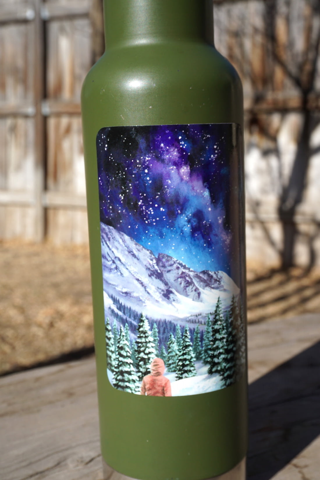 Sticker Art Milky Way Night Hike Sticker 8 — CampSaver