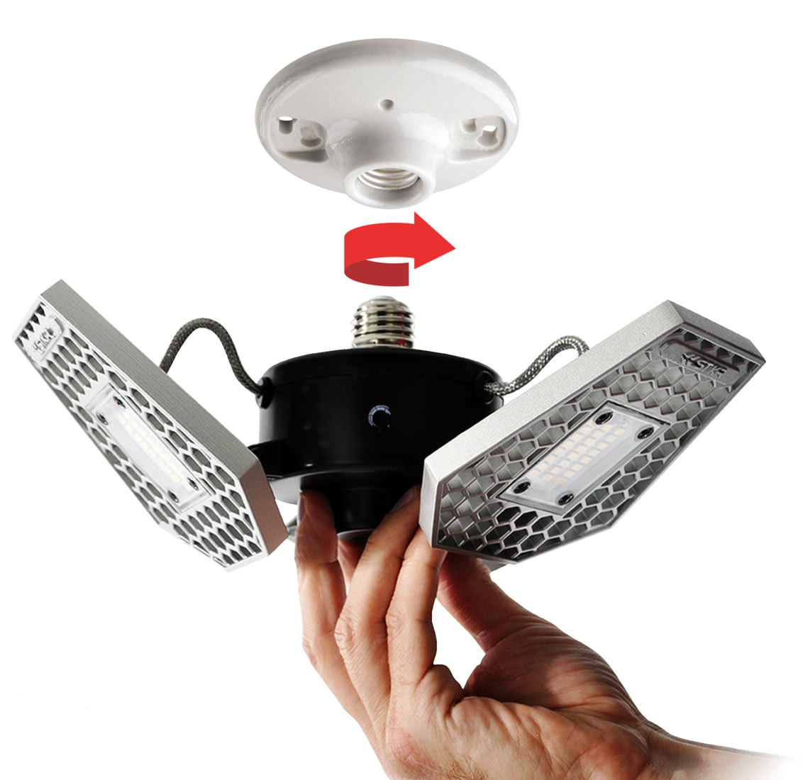 STKR Concepts Trilight Motion Activated Garage/Work Lights — CampSaver