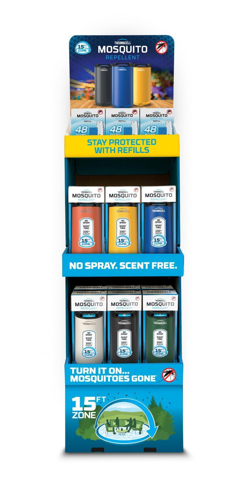 ThermaCELL Repeller Torch & Refill Display 6PS18-12 , 17% Off with Free ...