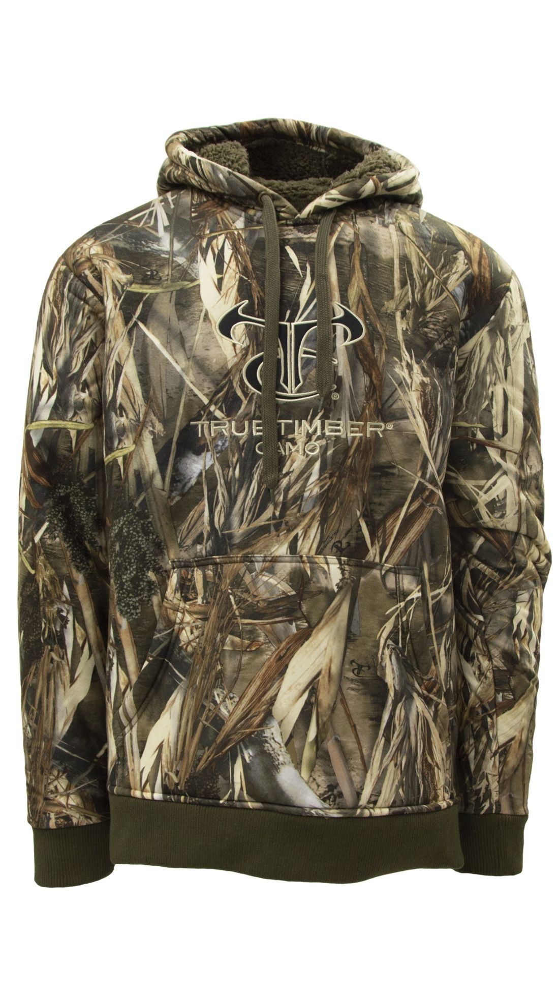 TrueTimber High Pile Fleece Logo Hoodie - Mens — CampSaver