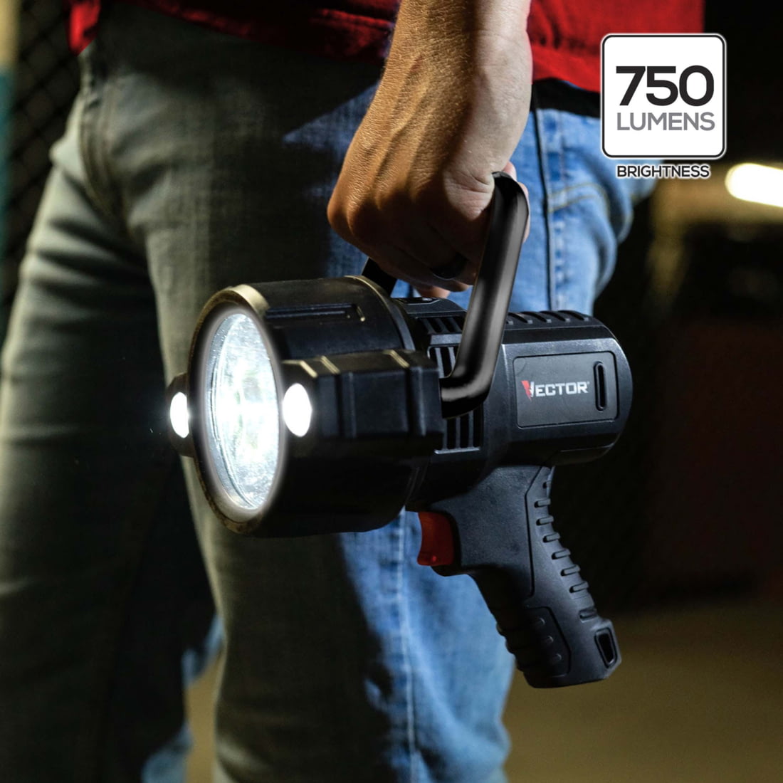 Vector Triple LED Flashlight Spotlight — CampSaver