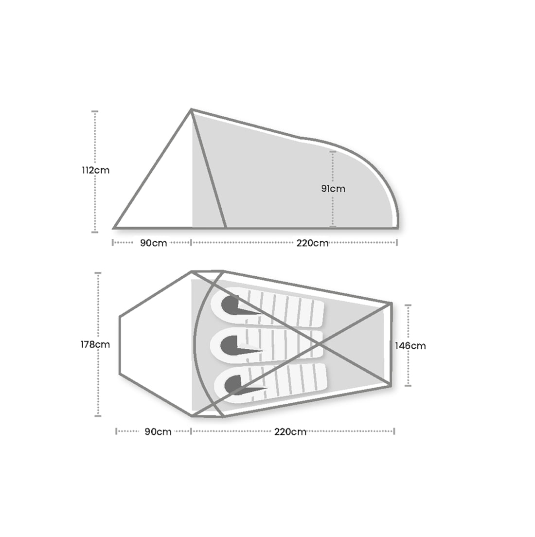 WildCountry Trident 3 Tent — CampSaver