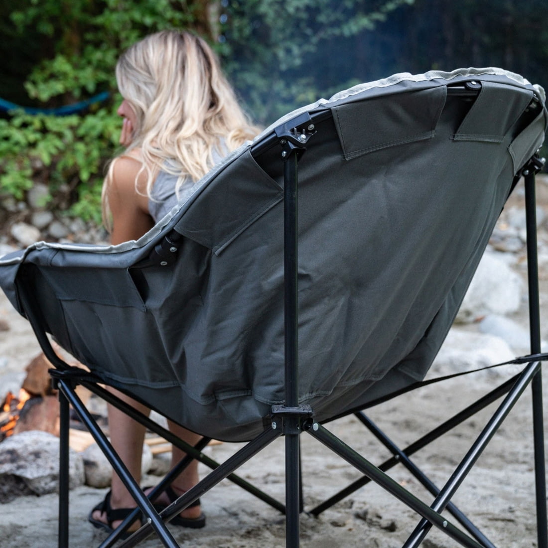 Woods Strathcona Fully Padded Folding Camping Bucket Chair — CampSaver