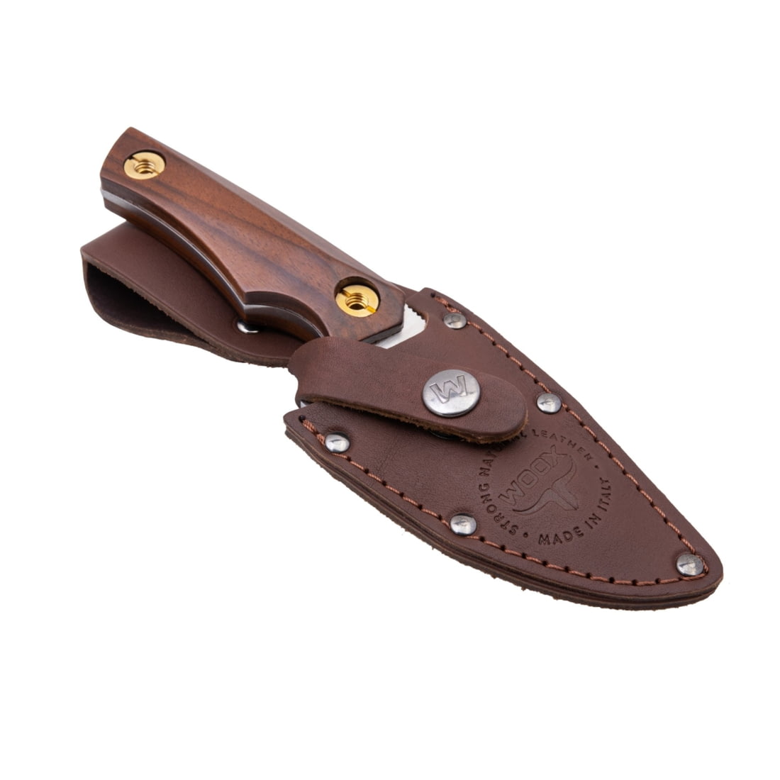 WOOX Bad Boy Premium Leather Sheath - Drop Point BU.SHT008.01 — CampSaver