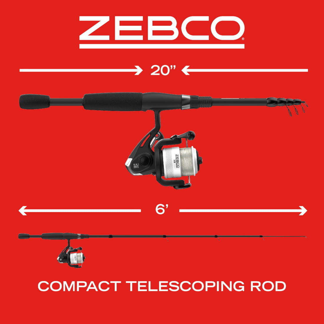 Zebco 33 Package Combo Rod — CampSaver